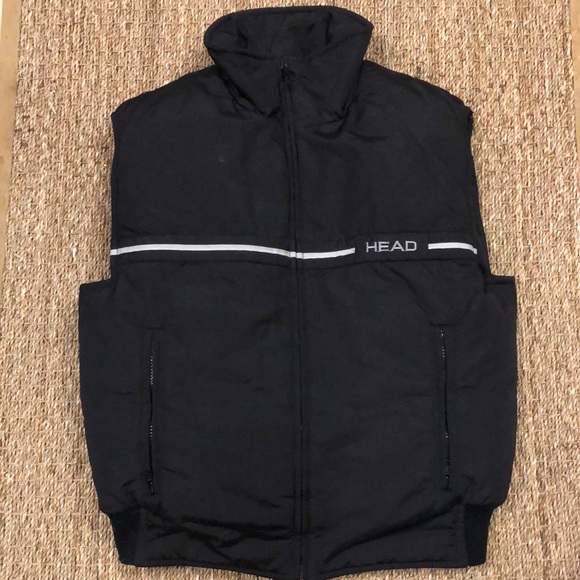 Head | Jackets & Coats | Vintage Head Vest Canvas Like Exterior Black ...